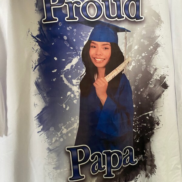 Custom Graduation T-shirt, 3D Graduation T-shirt, All-over Graduation T ...