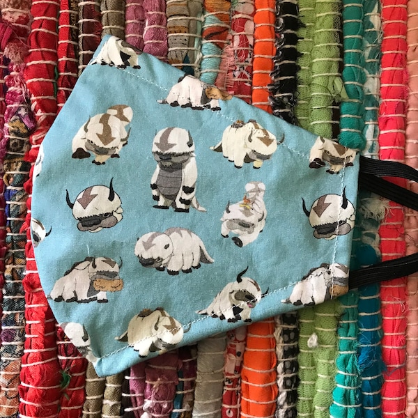 Avatar the Last Airbender Fabric, Appa Fabric by the Yard, Avatar ...