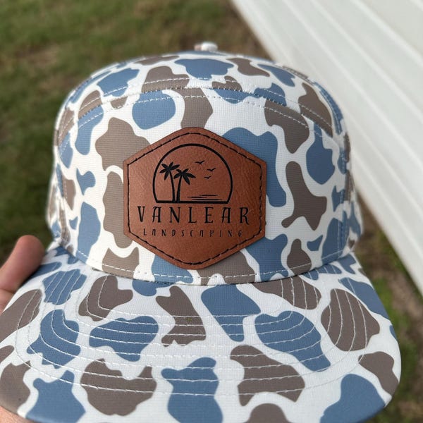 CUSTOM Osprey Logo Hat | Leather Patch Hat | Custom Leather Tags ...