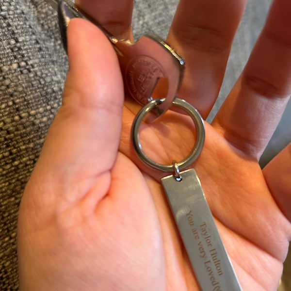 Personalised Bar Keychain Engraved Keyring Personalised Bar Keyring ...