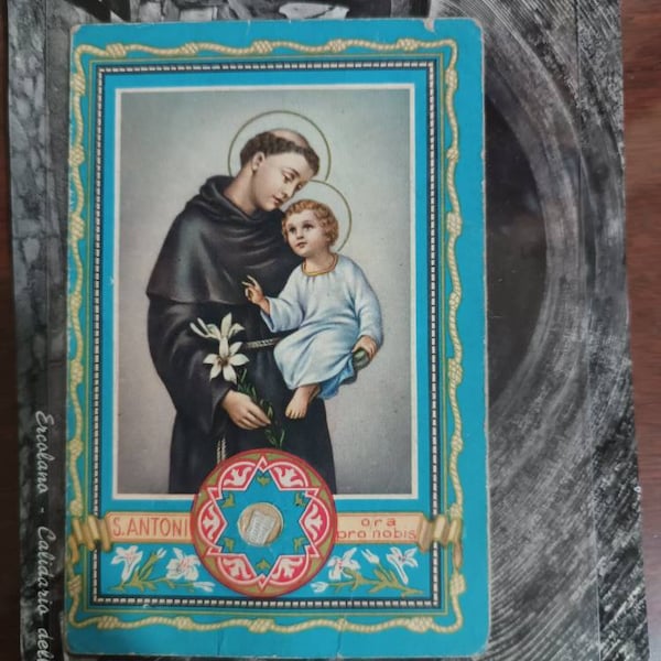 Saint Benedict Antique Belgian Holy Card Prayer Card Religious Ephemera ...