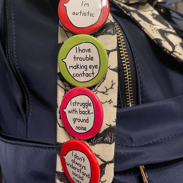 Introvert Kit Set of 6 Pin Badge Buttons - Etsy