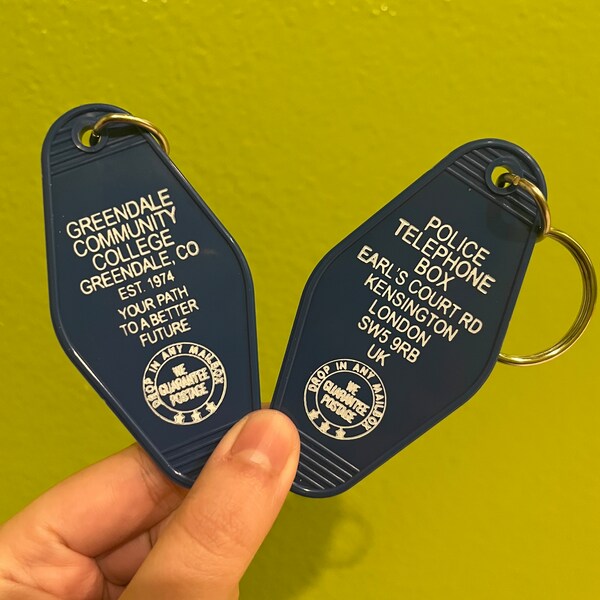 Police Telephone Box Key Fob - Etsy
