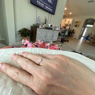 Cross Dangle Ring Tiny Cross Silver Cross Ring Religious - Etsy