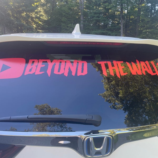 Custom Truck Windshield Banner Decal | Text Only, No Background | Truck ...