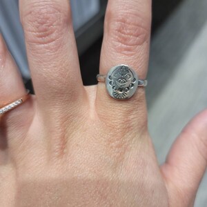 Silver Cicada Ring Sterling Silver Insect Ring Witch Ring Bug | Etsy