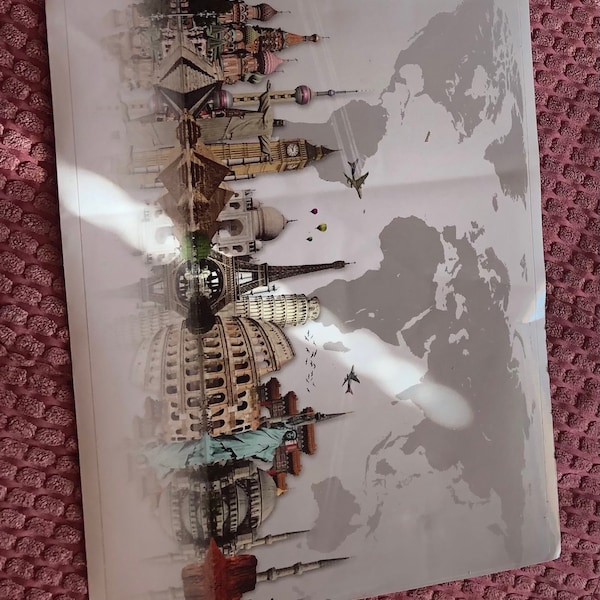 World Map Laptop Skin Travel Notebook Vinyl Decal Dell Hp Lenovo Asus ...