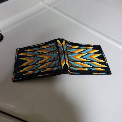 Buybeaded Handmade Native American Style Beaded Genuine Leather Wallet ...