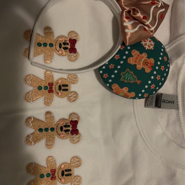 Mickey and Minnie Gingerbread Sweater - Disney Christmas Sweater ...