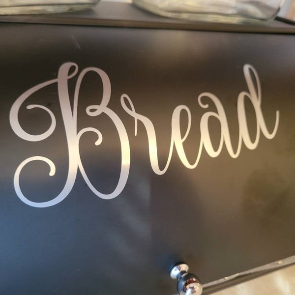 Bread Vinyl Sticker - Kitchen Organization Label - Die Cut Decal ...