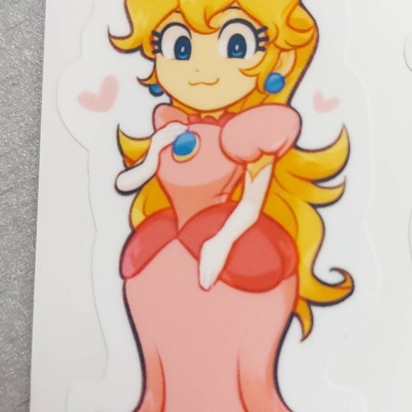 Nintendo Princesses - Keychain/sticker/button Charms - Etsy
