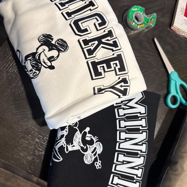 Couple Disney Sweatshirt, Minnie Mickey Matching Sweatshirt,matching ...