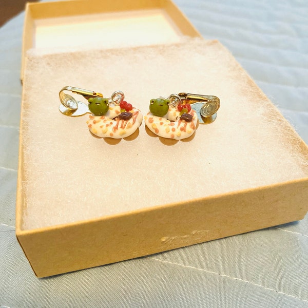 Cute Matcha Tayaki Bear Charm / Handmade Polymer Clay Charms ...