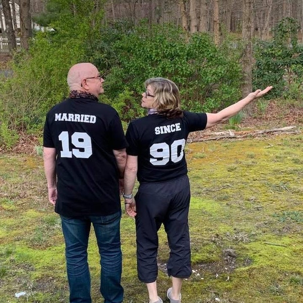 Married Since Shirts - Mr. and Mrs. Shirts - Couples Shirt - Wedding ...