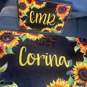 Silver Glitter Drip License Plate, License Plate Frame Custom, Car ...