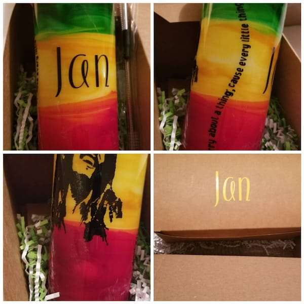 Bob Marley Tumbler| Personalized Jamaica Tumbler | Montego Bay Vacation ...