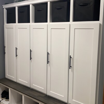 The Holly Hall Tree Mudroom Organization Entryway Coat Rack Lockers ...