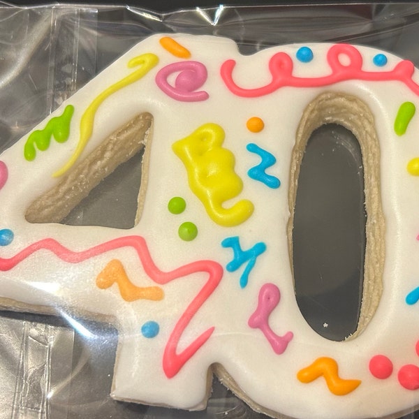 40 Forty Cookie Cutter and Fondant Cutter and Clay Cutter - Etsy