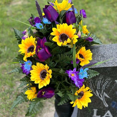 Spring Cemetery Flowers flower for Cemetery-grave Site - Etsy