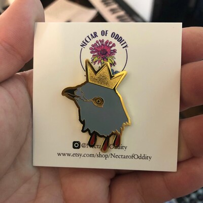 Hereditary Pigeon King Paimon Hard Enamel Pin - Etsy