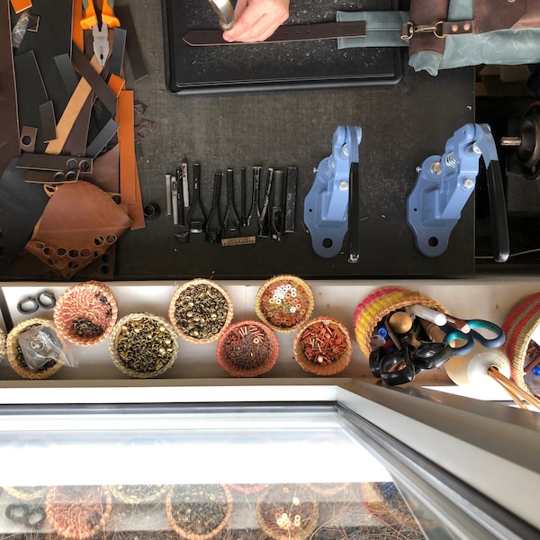 Copper Rivet Setting Tool for 10 Gauge Rivets Leather Bags - Etsy