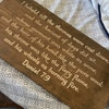 Bible Verse Wall Art Wood Sign Custom Christian Wall Art Scripture ...