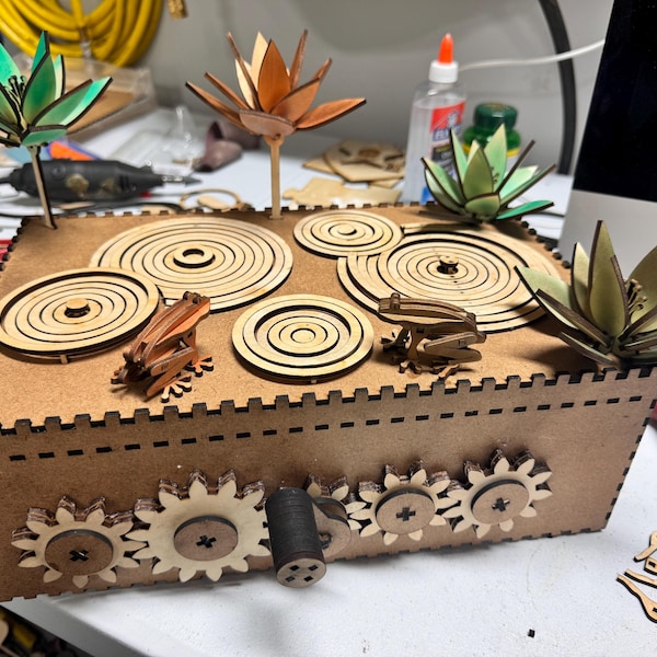 Rain Drop Kinetic Sculpture: Laser Cut Automata Plans (digital File ...