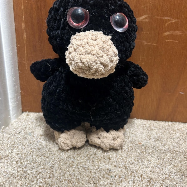 Low Sew Crow Crochet Pattern, Raven Amigurumi Instructions, Crochet ...