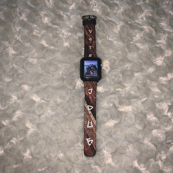 DIGITAL FILE Wood Grain Apple Watch Band Sublimation Design - Etsy