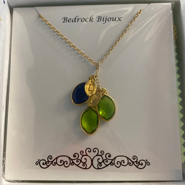 Birthstone Necklace Personalized Gift for Wife Custom Mothers Necklace ...