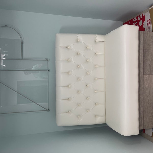 C-shaped Circular Chesterfield Style Faux Leather Domestic or ...