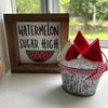 Watermelon Sign, Spring Decor, Summer Decor, Spring Sign, Summer Sign ...