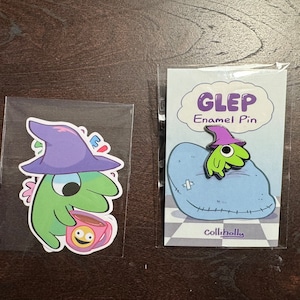 Smiling Friends Glep Hard Enamel Pin 1in. - Etsy