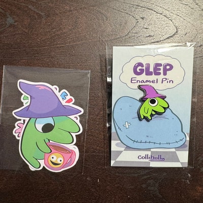 Smiling Friends Glep Hard Enamel Pin 1in. - Etsy