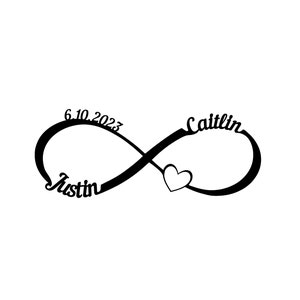Infinity Svg/personalize Infinity Svg/infinity Sign Svg, Png, Eps, Dxf ...