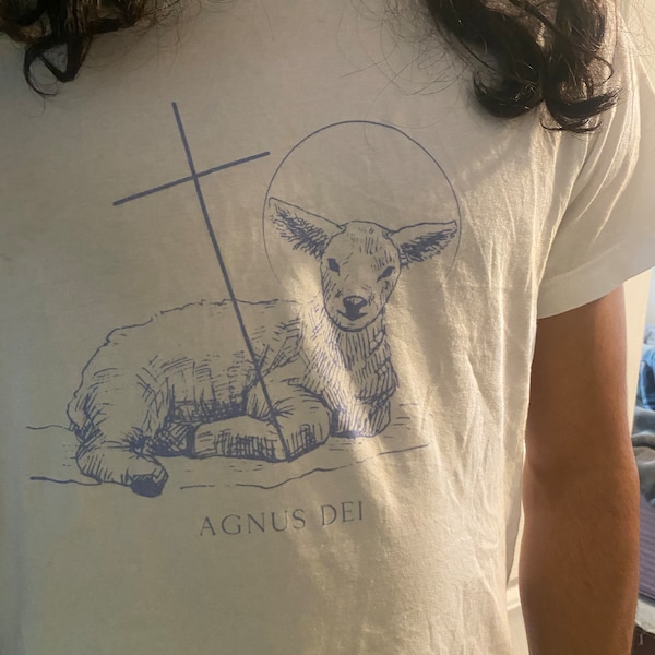 Agnus Dei Shirt, Catholic Gift, Catholic Shirt, Catholic Mom Gift, Gift ...