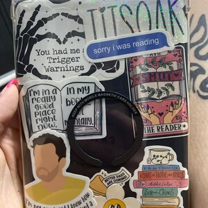 TBR Fuel Sticker holographic Book Lover Iced Coffee To-be-read Books ...
