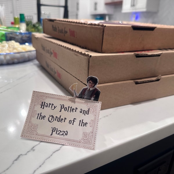 Editable Wizard Food Label Cards, Printable, Magic Theme Party Buffet ...