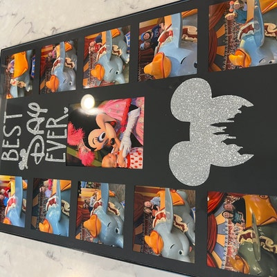Disney World Personalized Picture Frame Four Parks Collage Photo Frame ...