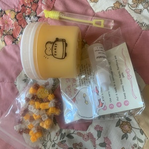 Mango Sticky Rice Slime With Leaf Charm, Sticky Rice and Jellycube Uk ...