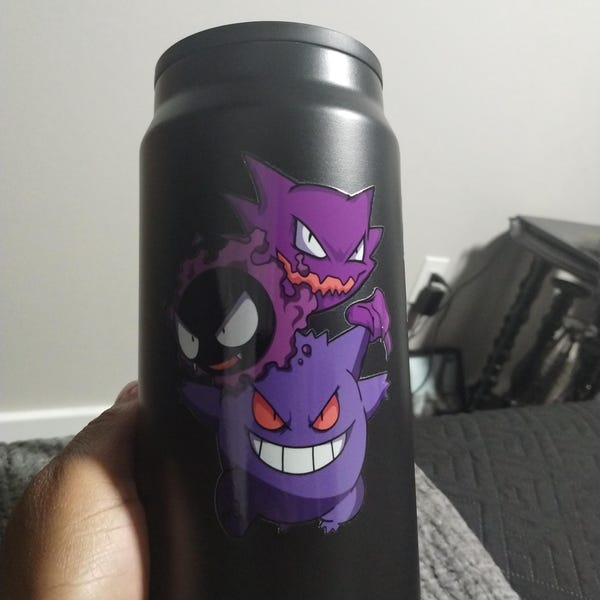 Gastly Haunter Gengar Car Decal: Waterproof Gen 1 Ghost Family Sticker ...