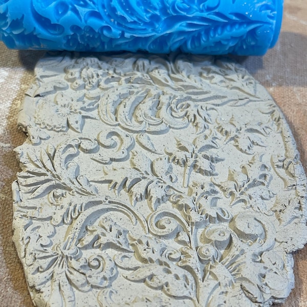 Paisley Deep Impression Texture Roller - Etsy