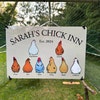 Customized Chicken Coop Sign, Chicken Name Sign, Metal Farm Sign ...