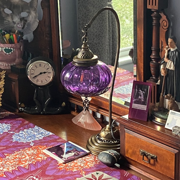 Swag Light Kit, 15ft Hanging Chain Cord Part for Mosaic Lamps, Plug-in ...