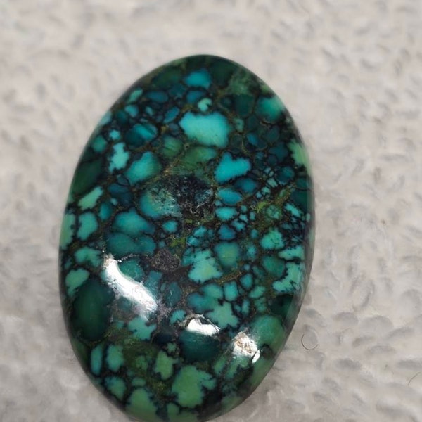 10 Pieces Blue Mohave Turquoise Oval Shape Loose Smooth Polished ...