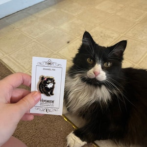 Official Doug the Cat Enamel Pin by Drennon Davis and Heremeow | Etsy