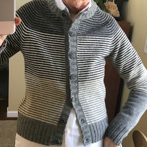 Wool Cardigan Handmade Wool Wrap Natural Light Wool - Etsy