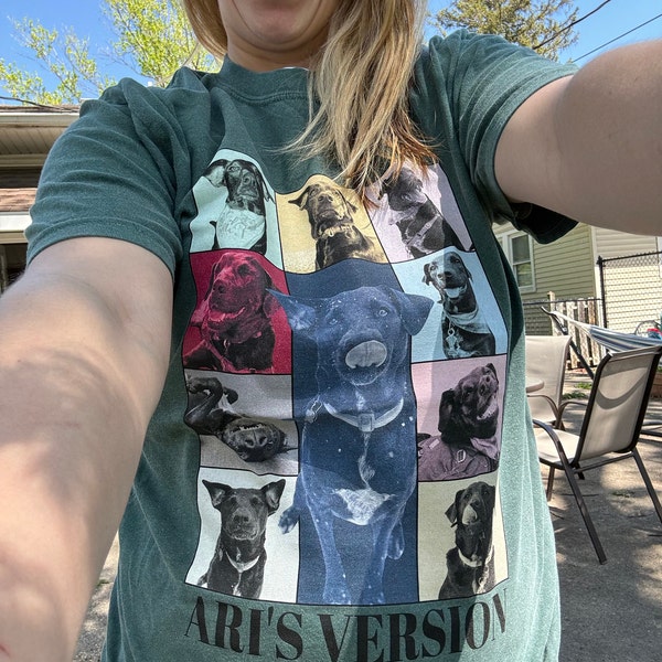 Customizable Eras Comfort Colors Tee, Eras Tour Gift for Dog Mom, Swift ...