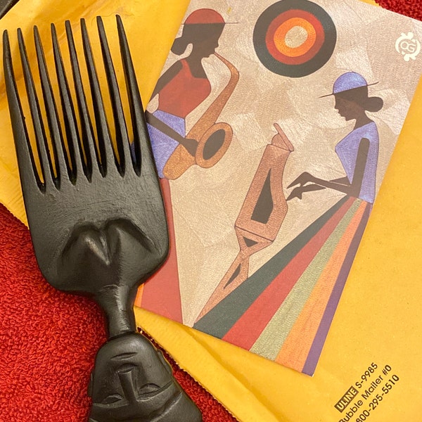 Ebony Afro Combs - Etsy