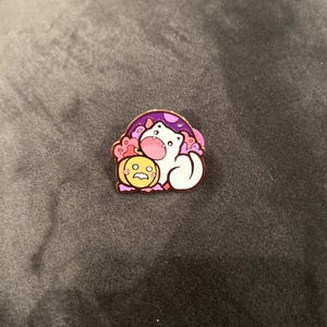 Party Hat Duck Enamel Pin Cute Adventurer Hard Enamel Pin Duckling ...